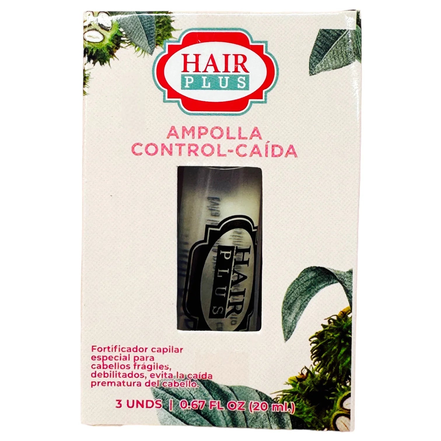 Ampolla Control Caída Del Cabello Hair Plus | Hair Plus Productos